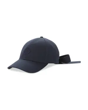 Moncler Back Tie Baseball Cap - Blue