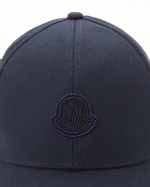 Moncler Back Tie Baseball Cap - Blue
