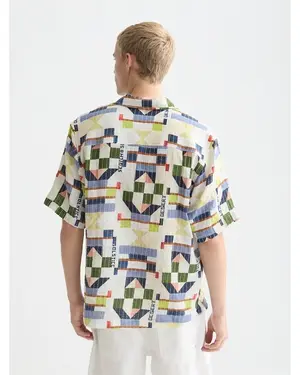 Scotch & Soda Relaxed Abstract Shirt