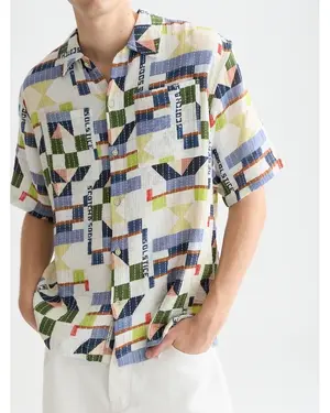 Scotch & Soda Relaxed Abstract Shirt