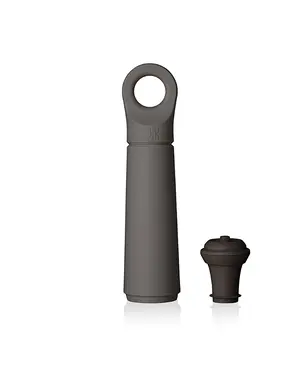 VACU VIN Loop Wine Saver, Set Of 2 - Graphite