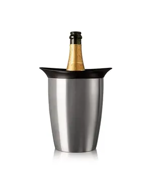 VACU VIN Stainless Steel Champagne Active Cooler - Silver