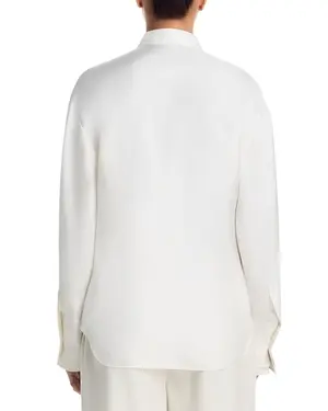 RÓHE Shaped Tuxedo Silk Shirt