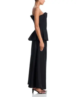 RÓHE Sculptural Tulip Bustier Dress