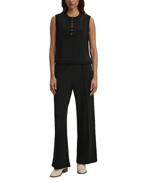 Varley Marla Sleeveless Sweatshirt - Black