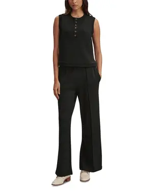 Varley Marla Sleeveless Sweatshirt - Black