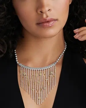 Lagos Sterling And 18k Yellow Gold Caviar Multi Strand Necklace