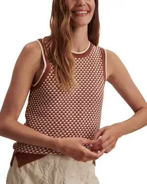 Varley Jenson Sleeveless Sweater - Maple