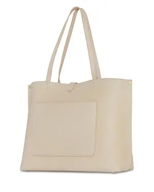 Rebecca Minkoff Megan Large Leather Tote - Stone