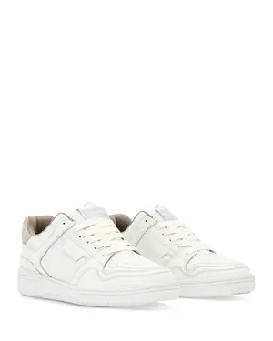 ALLSAINTS Regan Lace Up Low Top Sneakers - White