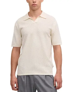 Nn07 Paul Johnny Collar Polo Shirt - Ivory
