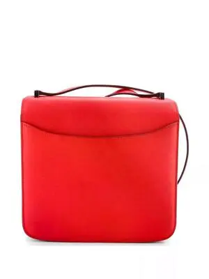 Hermès 2002 Evercolor 20 Shoulder Bag - Red