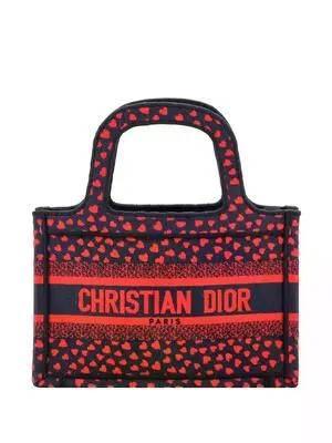 Dior I Love Paris' Embroidered Canvas Mini Tote Bag - Multicolour
