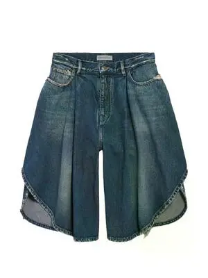 Balenciaga Tulip Denim Shorts