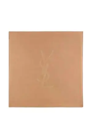 Saint Laurent Cassandre Square Scarf - Neutrals