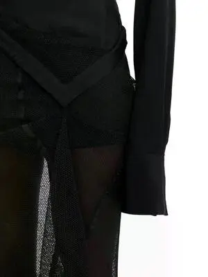 Victoria Beckham V-neck Long-sleeve Top