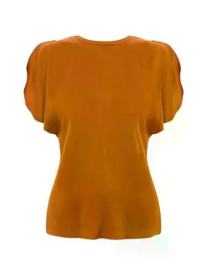 Victoria Beckham Draped-sleeve Top
