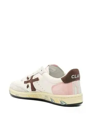 Premiata Appliqué-detail Sneakers - Neutrals