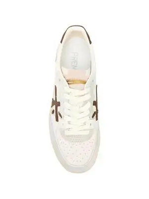 Premiata Appliqué-detail Sneakers - Neutrals