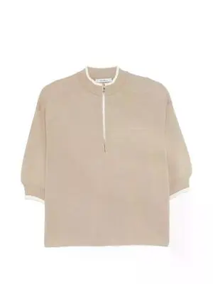 Max Mara Half-zip Sweater - Neutrals