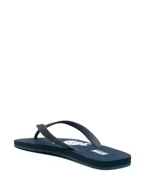 Vilebrequin Graphic-print Logo-patch Flip-flops