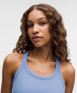 Lululemon Micro-rib Racerback Tank Top - Prep Blue