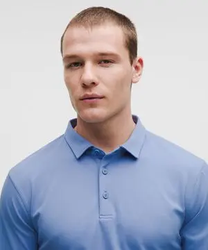 Lululemon Showzero Long-sleeve Polo Shirt - Prep Blue