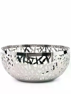 ALESSI Cut Out-detail Bowl - Silver