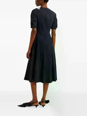 Erdem Floral-embroidered Midi Dress