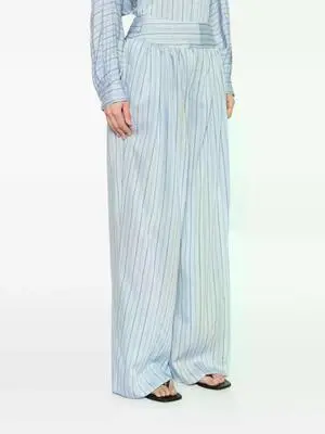 IRO PARIS Light Striped Wide-leg Trousers