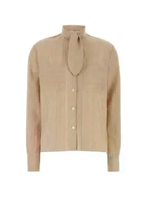 PT TORINO Striped Viola Shirt - Neutrals