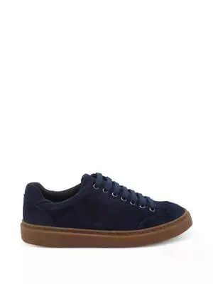 Camper Round Toe Suede Sneakers