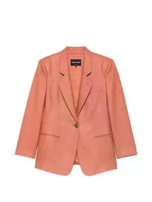 Giorgio Armani Single-breasted Blazer - Orange
