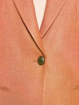 Giorgio Armani Single-breasted Blazer - Orange