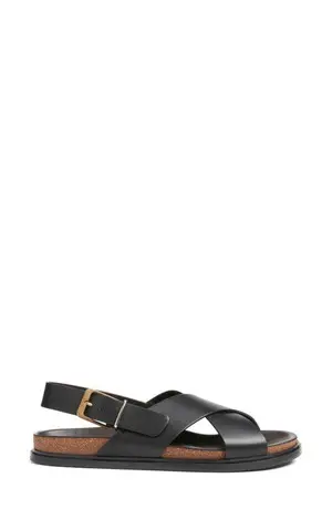 THE ROW Buckle Crisscross Sandal
