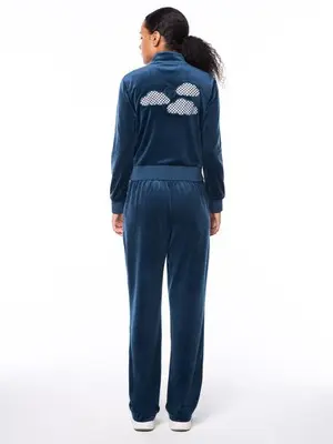 SERGIO TACCHINI Nuvola Velour Track Pant - Key Largo
