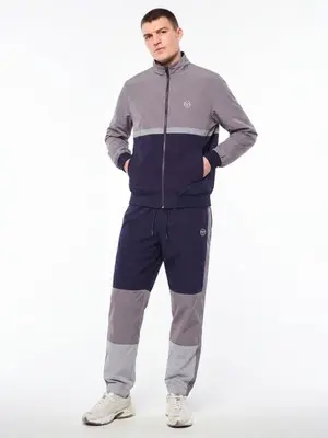 SERGIO TACCHINI Portico Track Jacket - Slate Gray