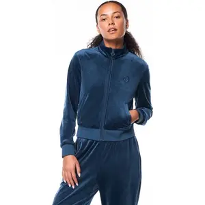 SERGIO TACCHINI Nuvola Velour Track Jacket - Key Largo