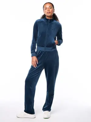 SERGIO TACCHINI Nuvola Velour Track Jacket - Key Largo