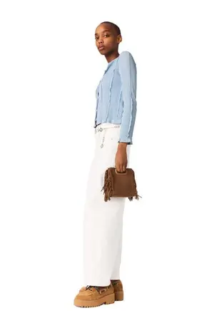 Maje 2-in-1 Cardigan - Blue Sky
