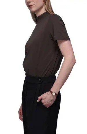 WILFANG Relaxed-fit Mock Neck T-shirt