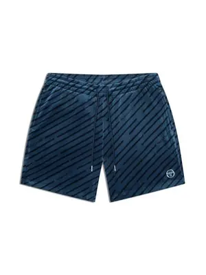 SERGIO TACCHINI Obliquo Velour Short - Key Largo