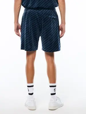 SERGIO TACCHINI Obliquo Velour Short - Key Largo