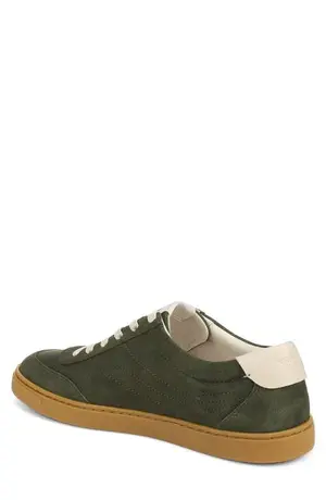 Vince Palm Leather Sneakers - Driver Green/moonlight
