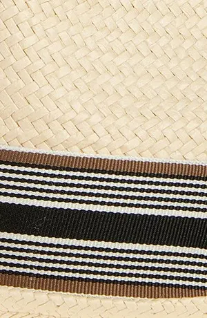 Nordstrom Packable Straw Fedora - Natural