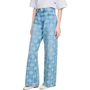 Sandro Floral Jeans For Women