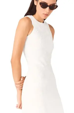 Maje Beaded Floral Embroidered Dress