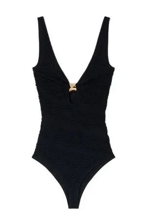 Sandro Jewellery Detail Knit Leotard