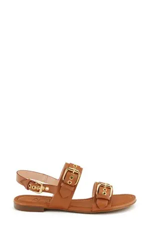 Agl Summer Buckled Sandals - Brandy-brandy