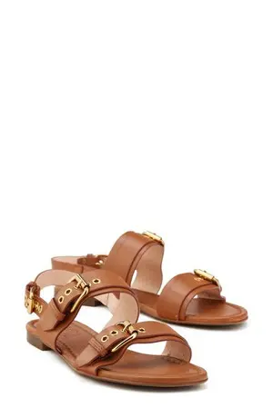 Agl Summer Buckled Sandals - Brandy-brandy